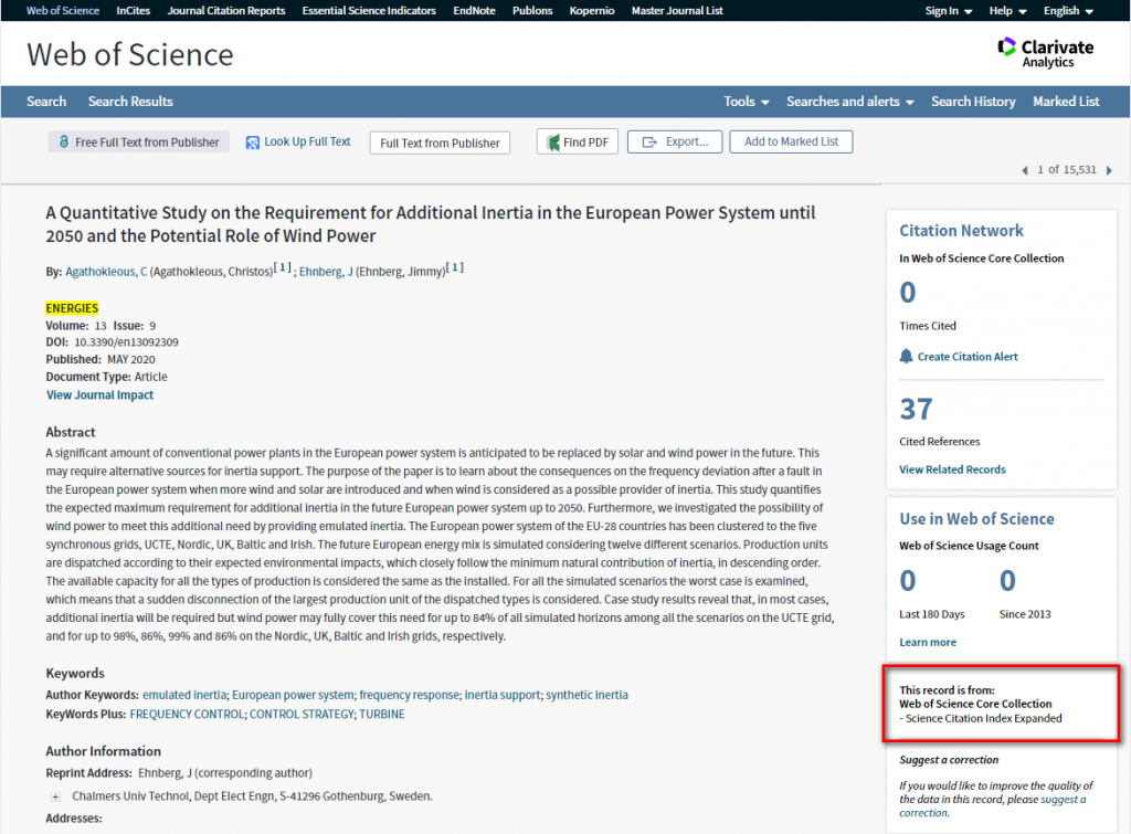 如何得知期刊是否被SCI或SCIE收錄？ – 生命科學圖書館推廣服務誌